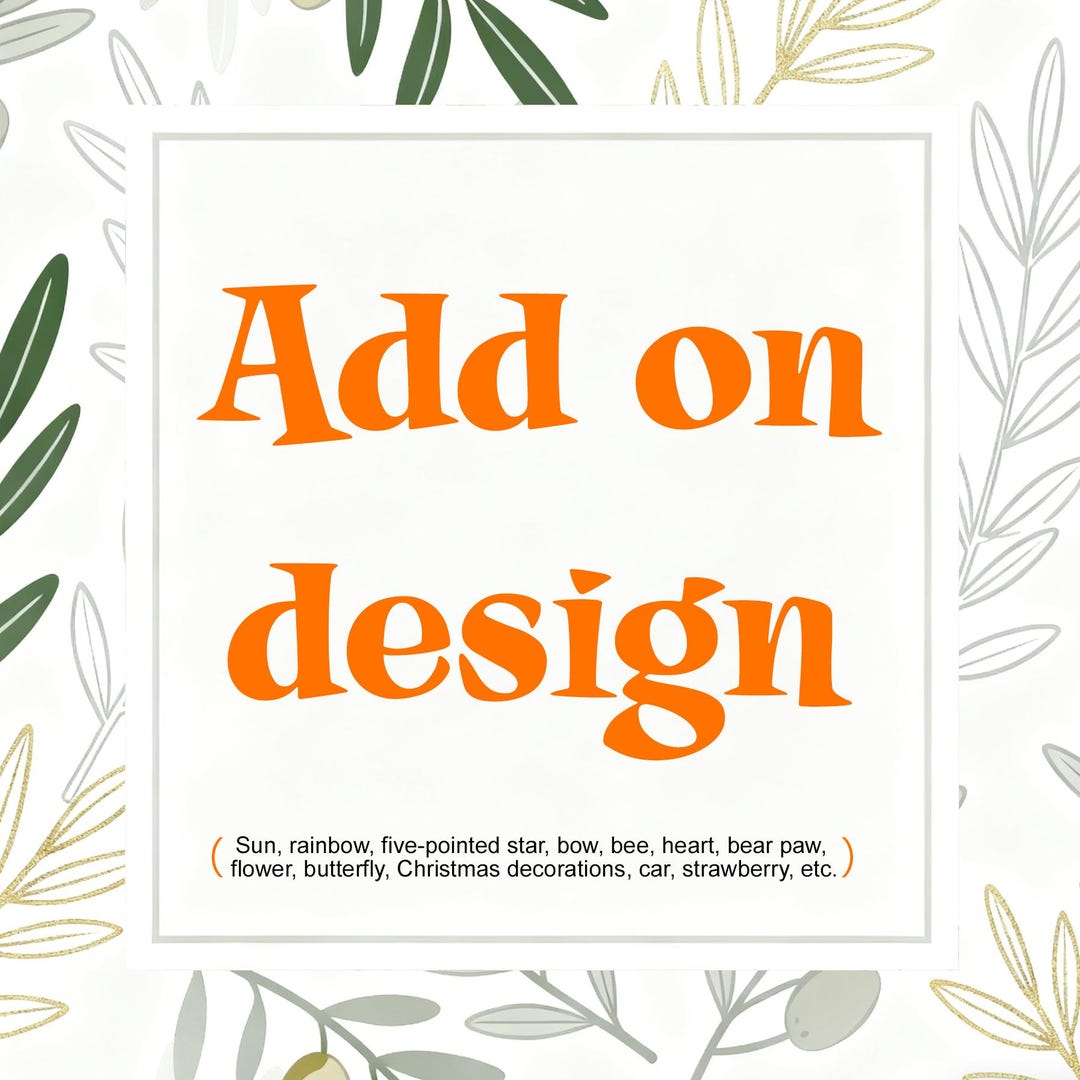 Add on Design - Etsy