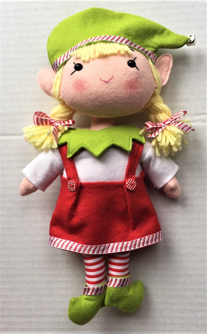 Elfo de Navidad Muñecas Elfas Elfos hechos a mano - Etsy México