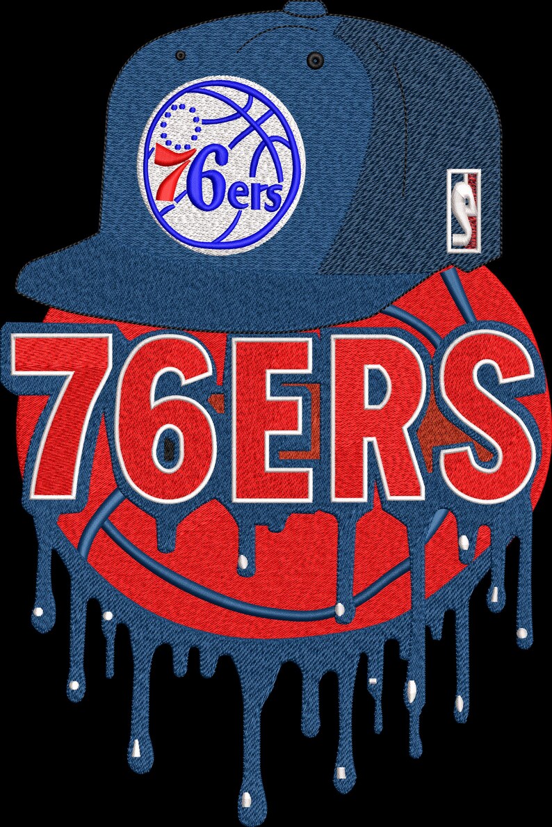 Philadelphia 76ers Embroidery Design - Etsy