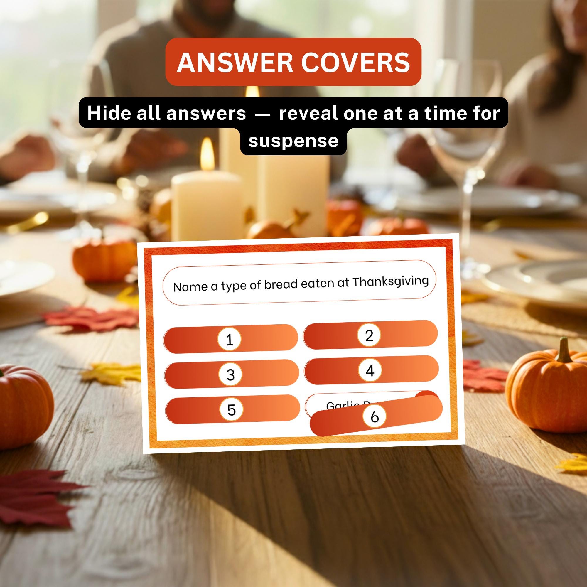 Thanksgiving Family Feud Game – Printable Thanksgiving Feud, Holiday ...