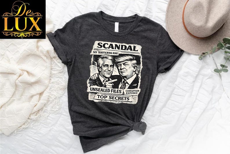 Conspiracy Theory Trump Epstein Scandal Shirt, Political Humor Tee - Etsy