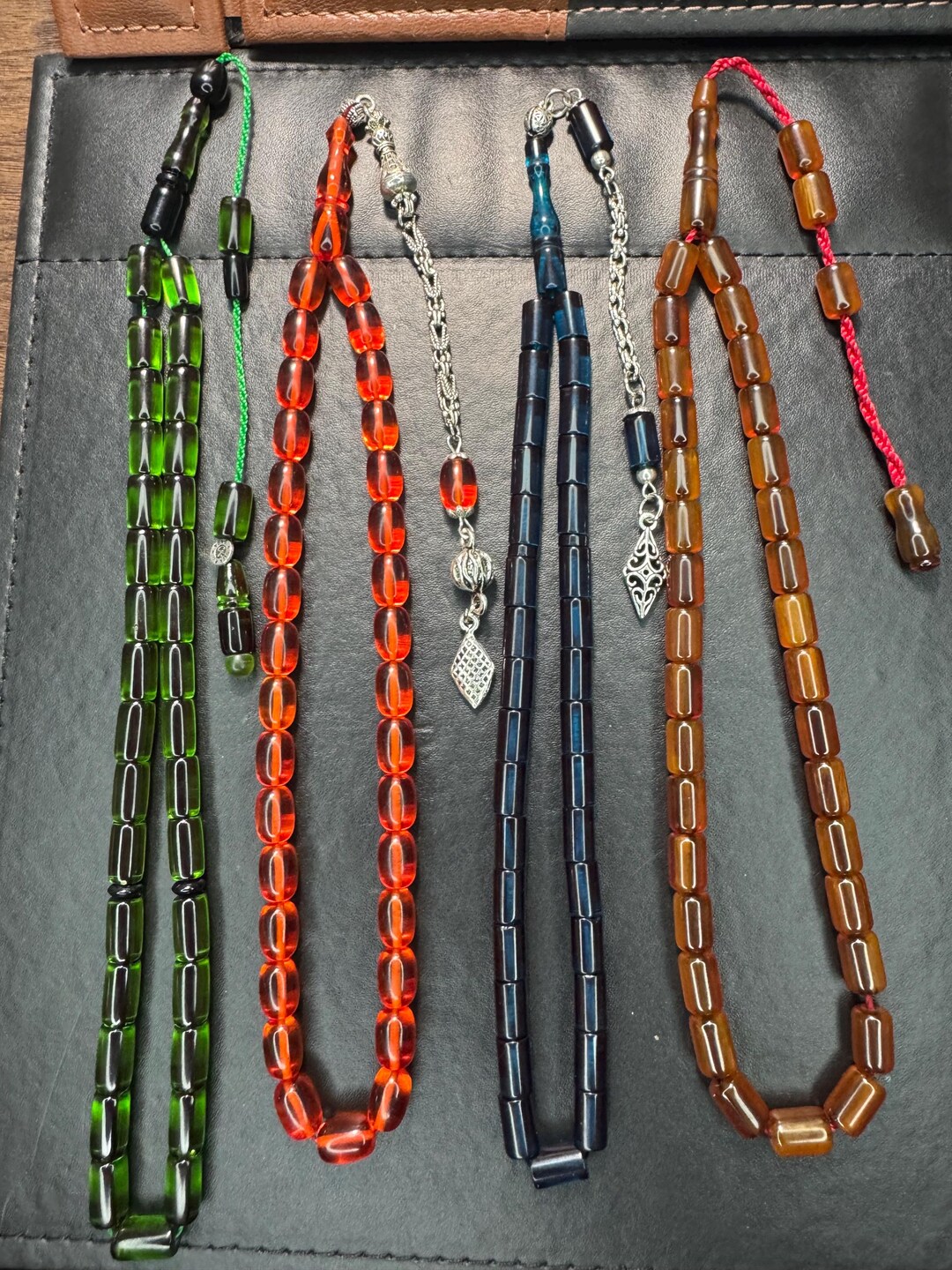Collector’s Islamic Prayer Beads – Resin & Acrylic Handmade Tasbih ...