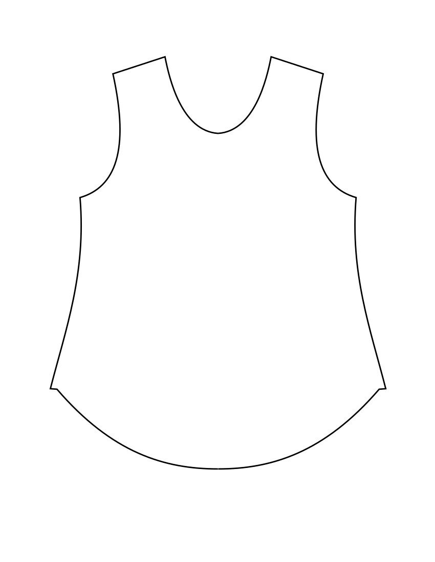 Tank Top Sewing Pattern PDF With A0 Sized Files Included, Made in ...