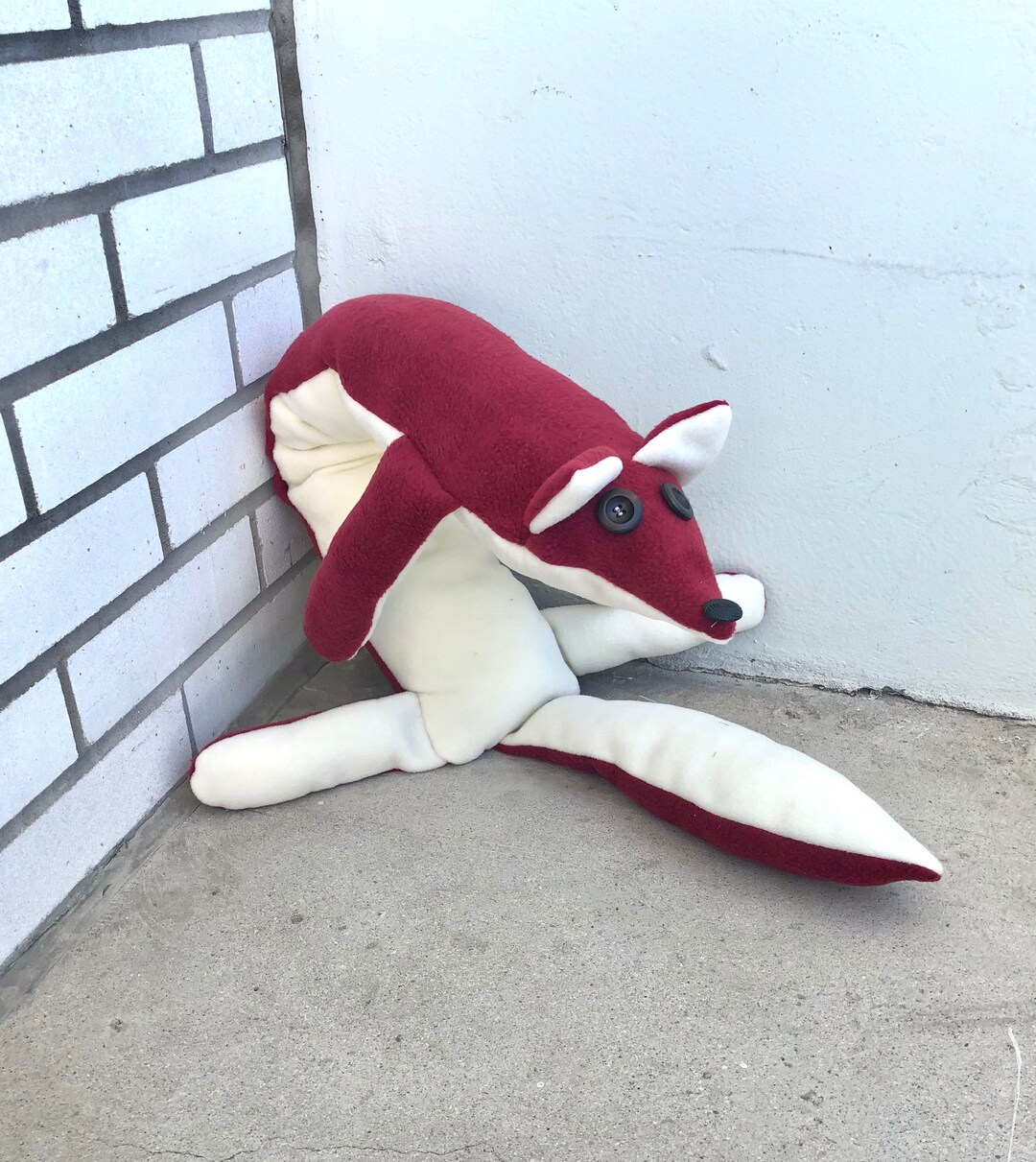 Sewing Pattern PDF for Faux Fur Fox Wrap or Stuffy, A0 File Included ...