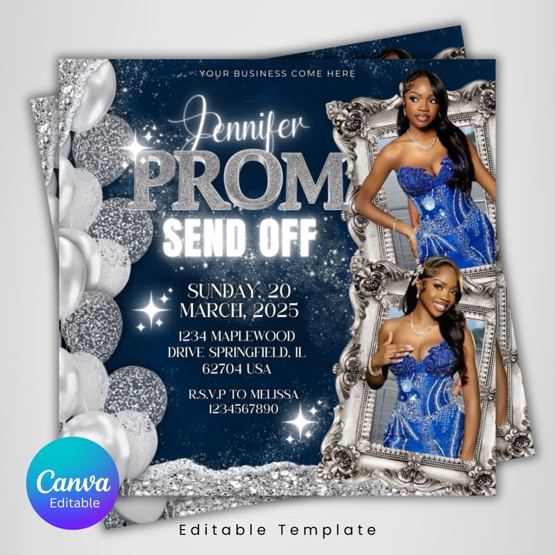 Prom Flyer Bundle Pink - Etsy