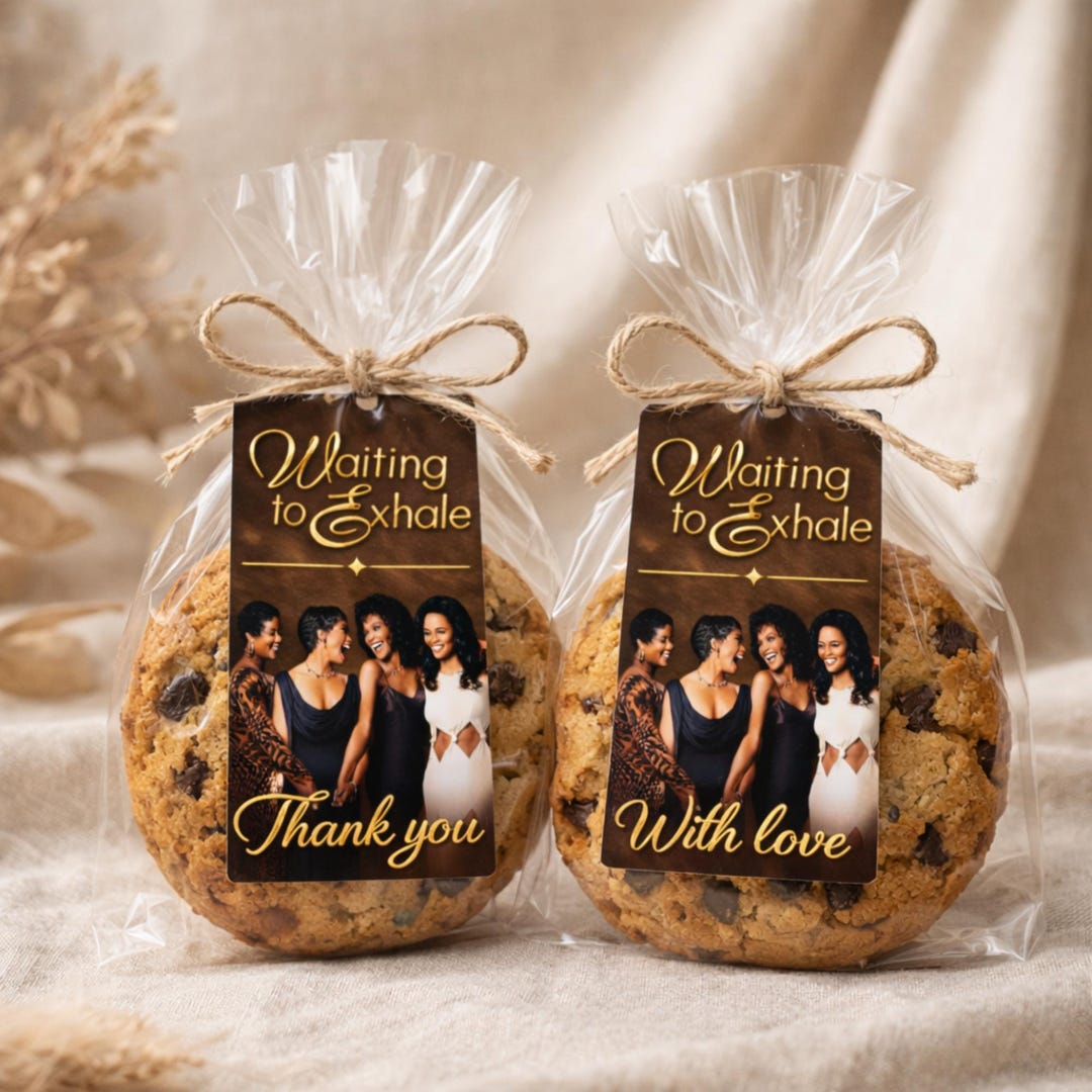 Waiting to Exhale Gift Tag Label: Party Favor Tags and Labels, Editable ...