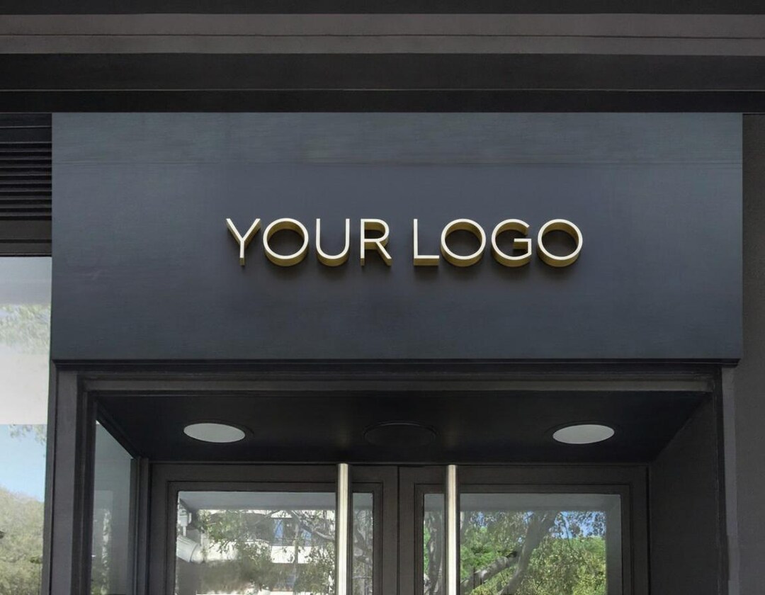 Custom Metal Logo Sign – Laser Cut Stainless Steel Wall Art - Etsy