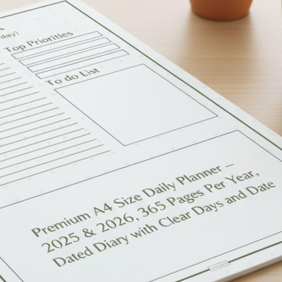 2025-2026 Daily Planner Bundle: Printable Digital Agenda (PDF Download ...