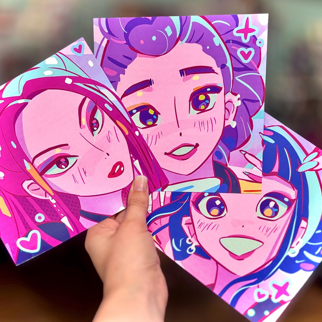 Kpop Demon Hunters Huntrix Print - Etsy