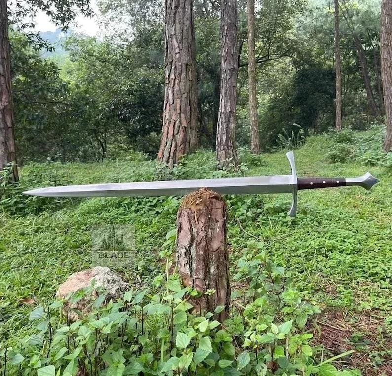 Hand Forged 36” Carbon Steel Viking Sword Collectible and Gifted, Gift ...