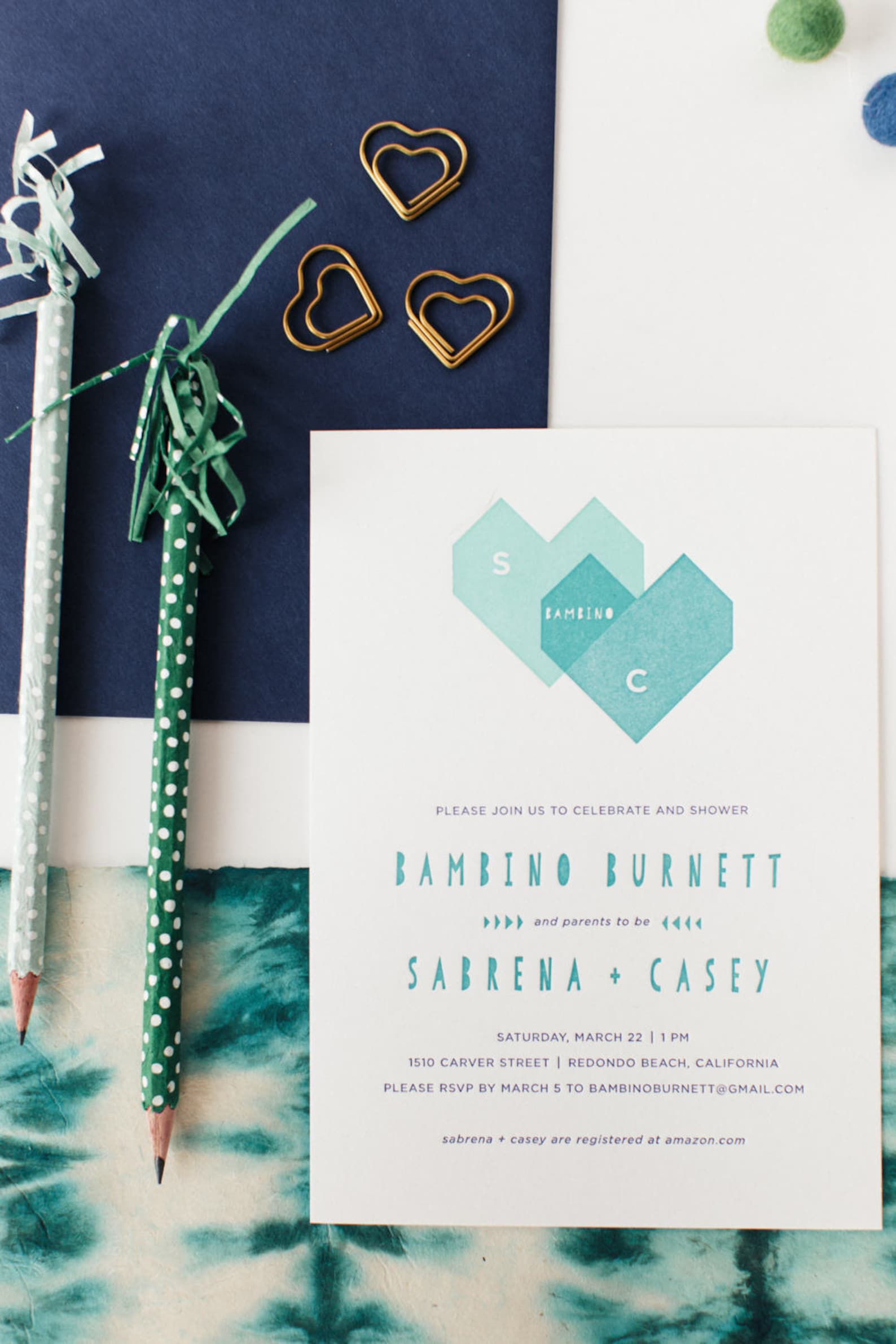Custom Letterpress Baby Shower Invitations - Etsy