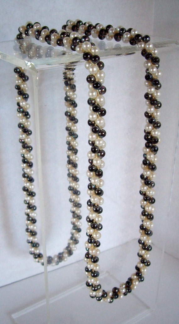 Vintage 80s white rope - Gem