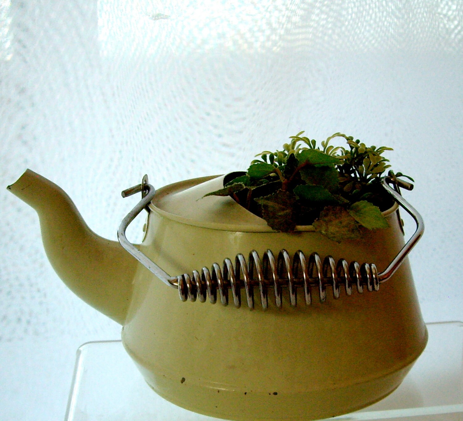 Vintage Chippy Farmhouse Repurposed Teapot 1980s | Etsy