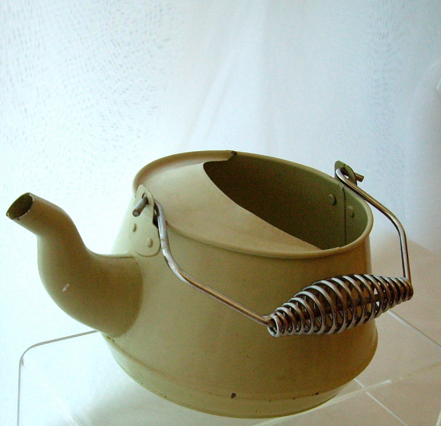 Vintage Chippy Farmhouse Repurposed Teapot 1980s | Etsy