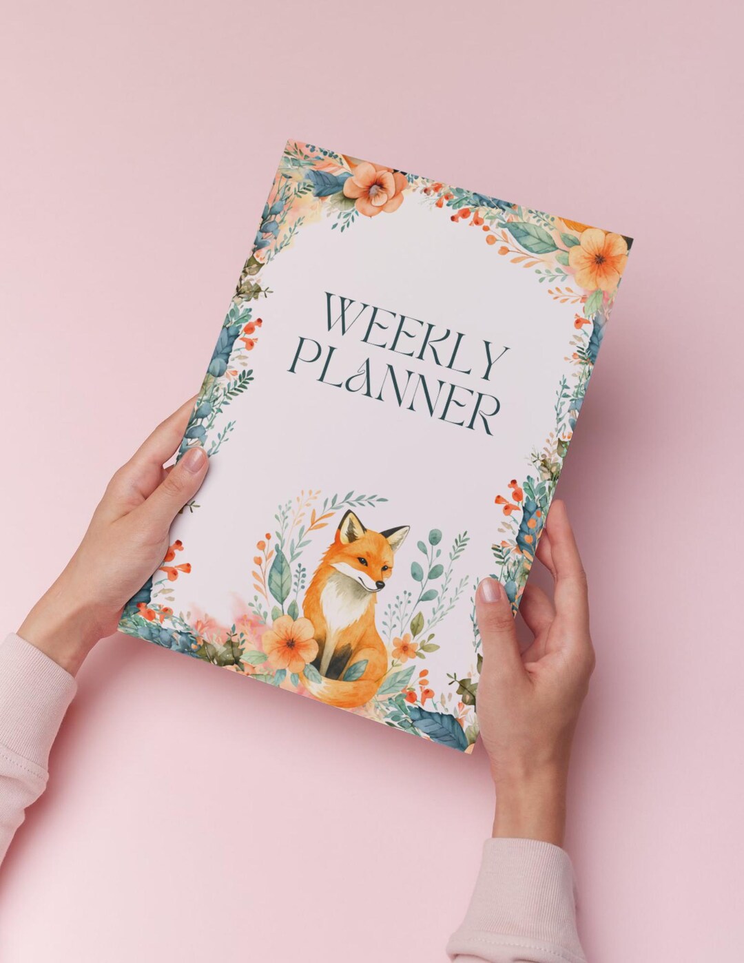 Elegant Weekly Planner | Printable Digital PDF | Organization ...