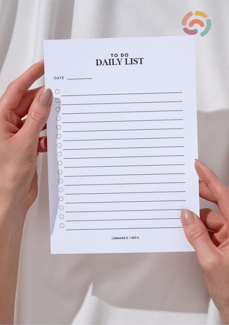 Simple to Do List to Print A4 and A5 Format - Etsy