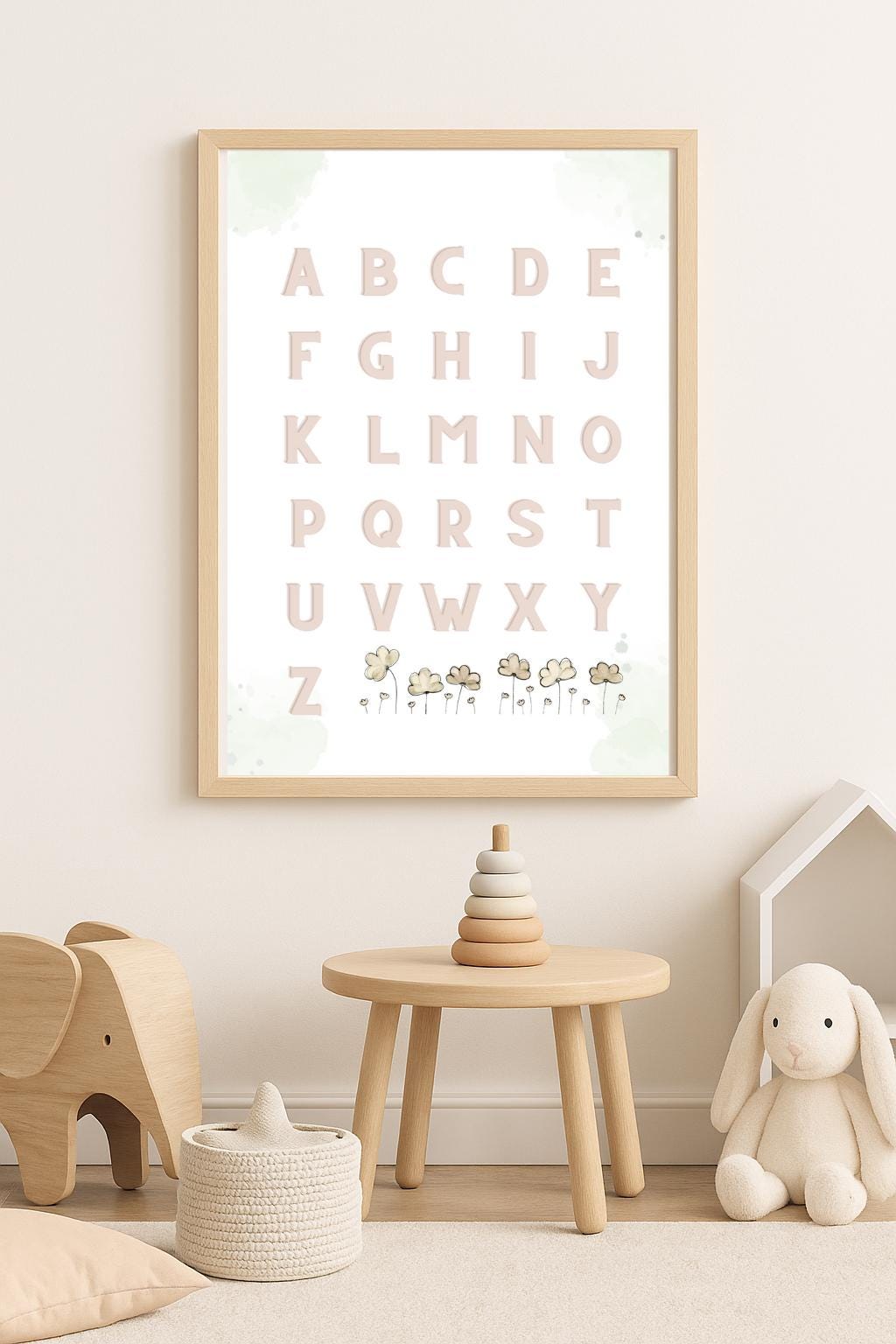 A4 Printable Educational Alphabet Poster - Etsy