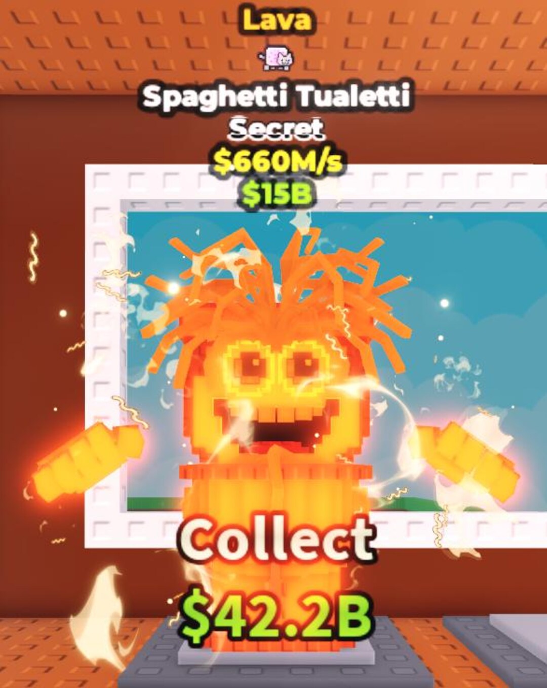 660m/s | Lava Spaghetti Tualetti | SECRET - Steal a Brainrot | Fast ...