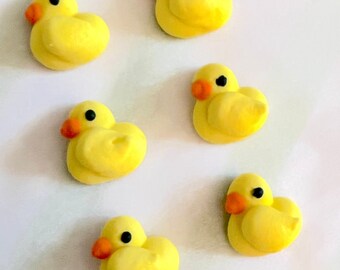 Easter Chicks Royal Icing Edible Cupcake Toppers Ducks - Etsy