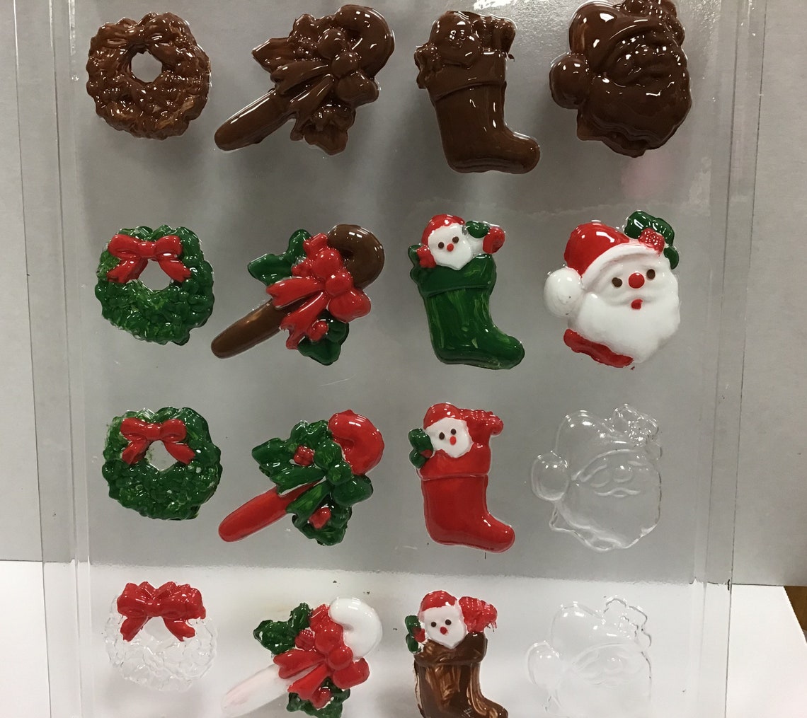 Christmas Assortment Candy Mold / Assorted Christmas Bite Size - Etsy
