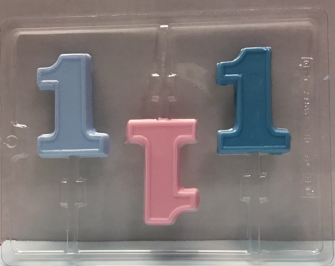 First Birthday Candy Mold Number 1 Mold 1st Birthday Favor 1st Birthday ...