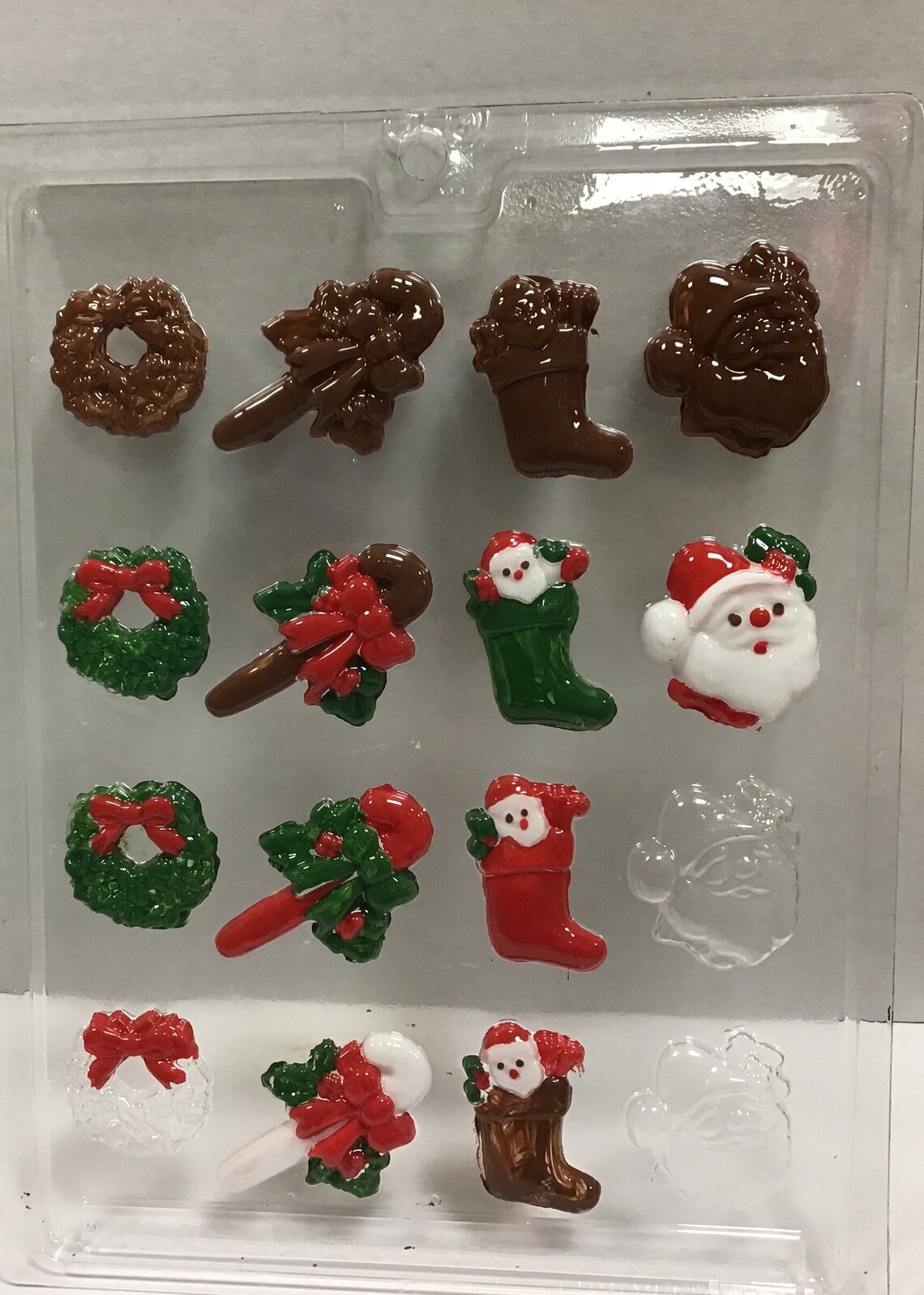 Christmas Assortment Candy Mold / Assorted Christmas Bite Size - Etsy