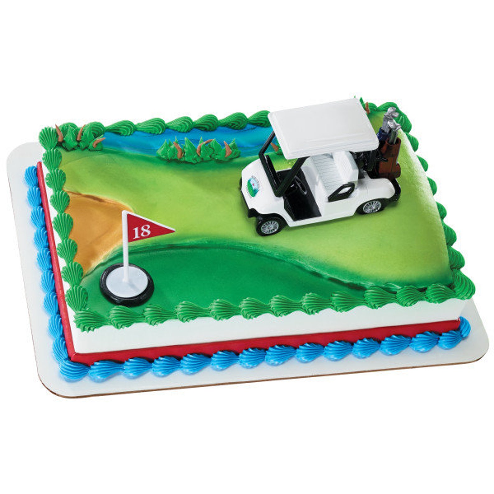 Golf Cart / Golf Cake Decoration / Golf Birthday Topper / Golf - Etsy
