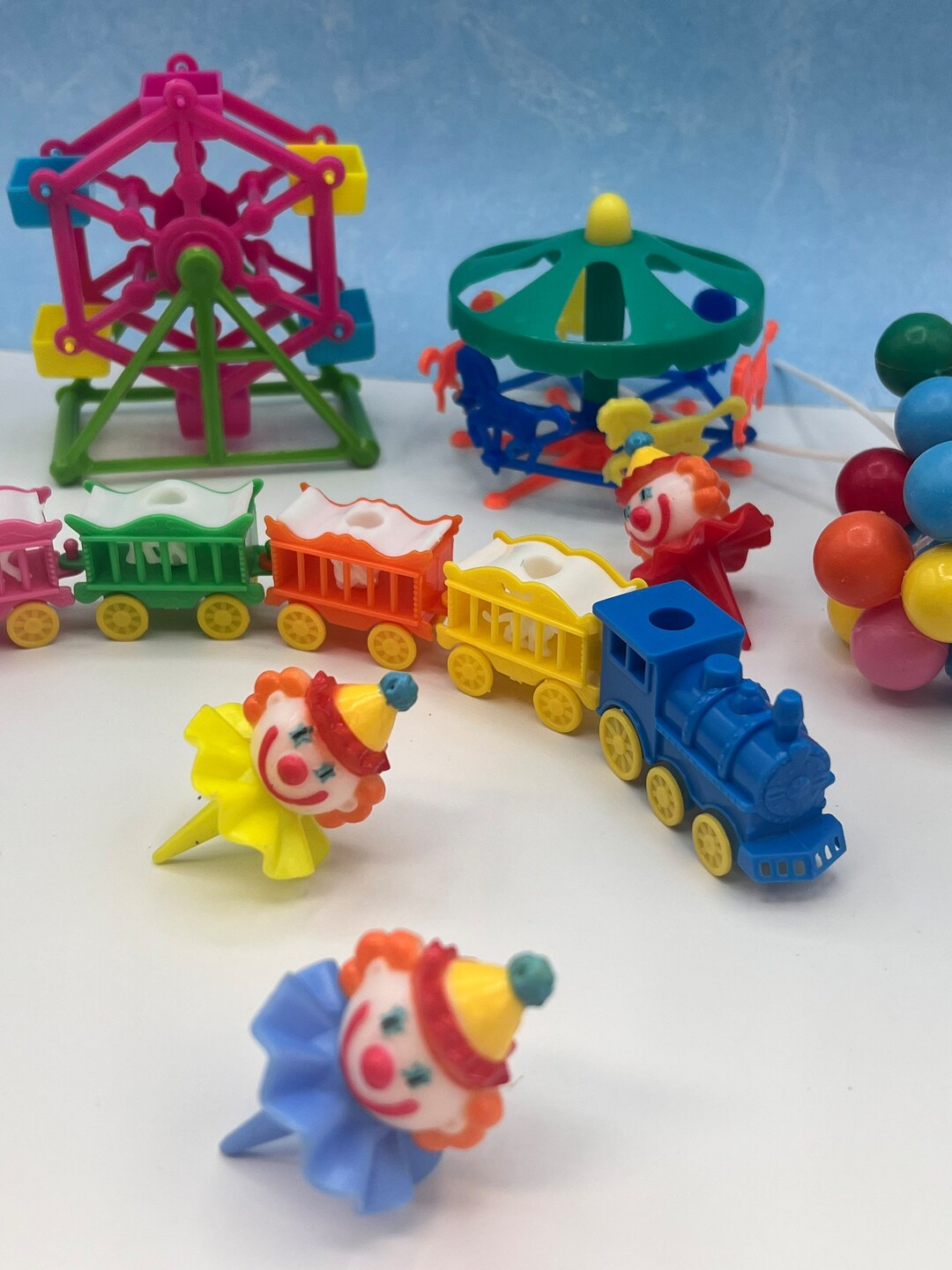 Carnival Amusement Park Party Cake Topper Kit / Carnival Birthday Party ...