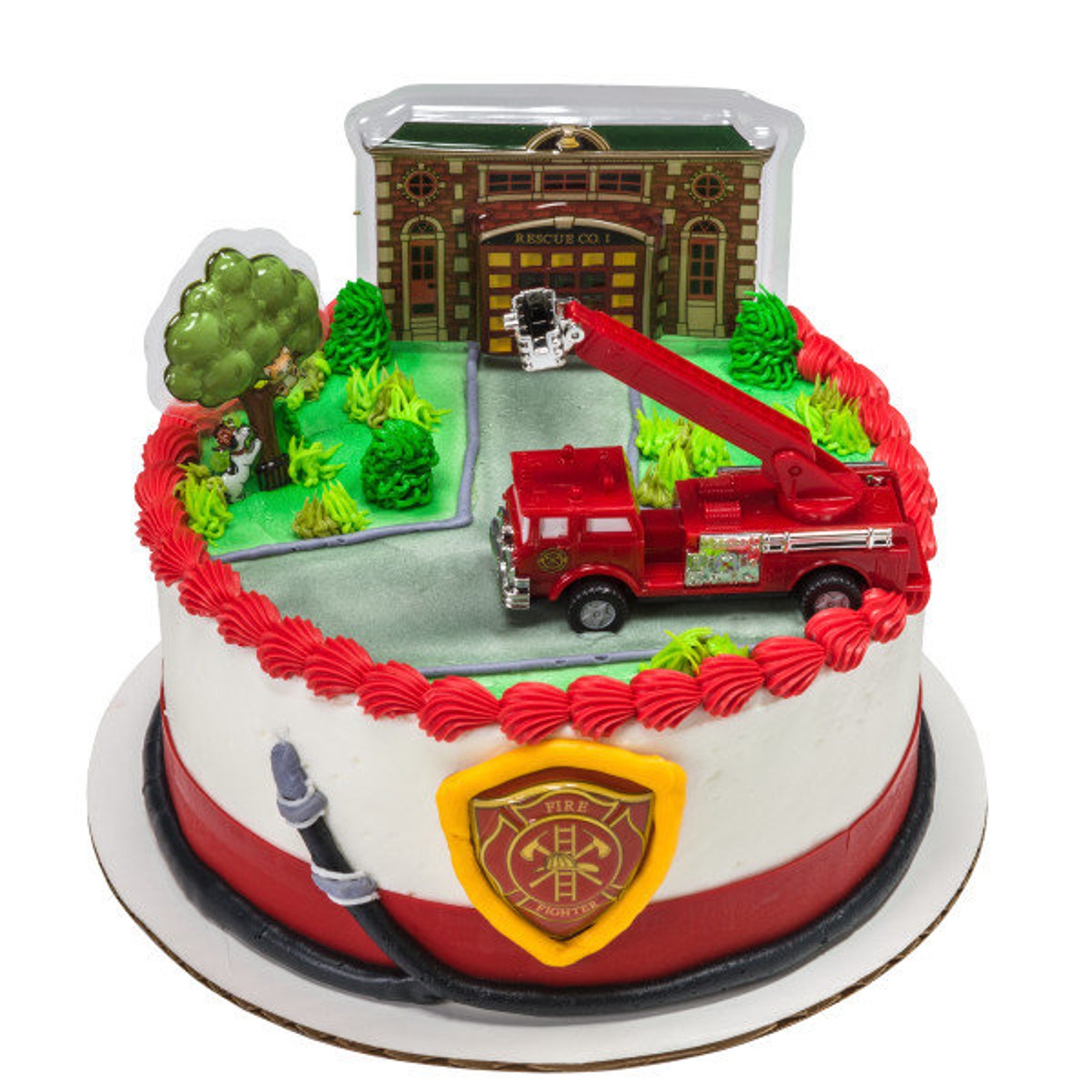 Firetruck Cake Kit / First Responder Cake / Firetruck Birthday | Etsy