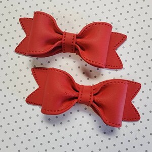 Red Edible Bow / Pink Edible Bow / Large Cake Bow / Red Sugar - Etsy