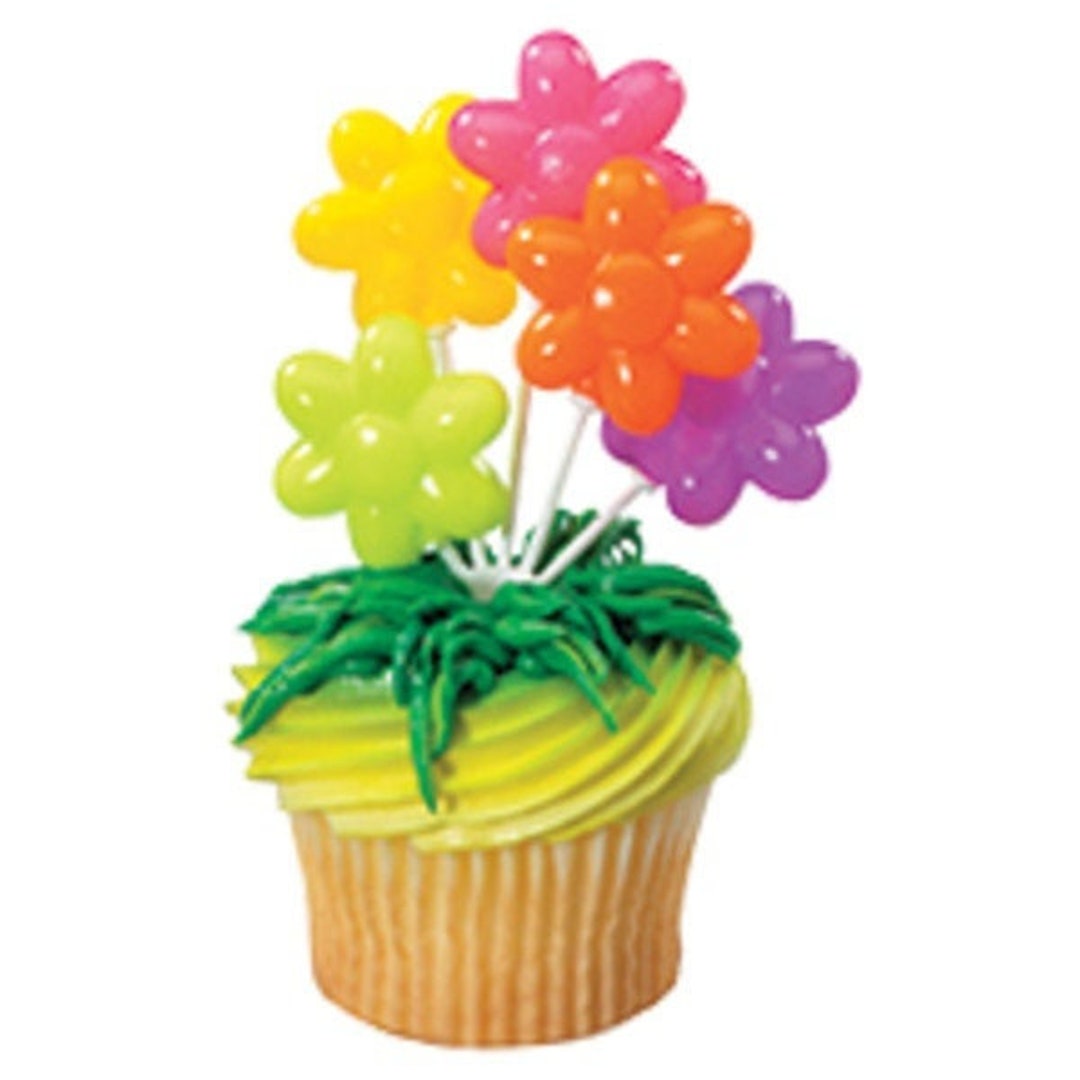 Flower Shaped Balloon Clusters / Bright Cake Balloons / Flower Balloons ...