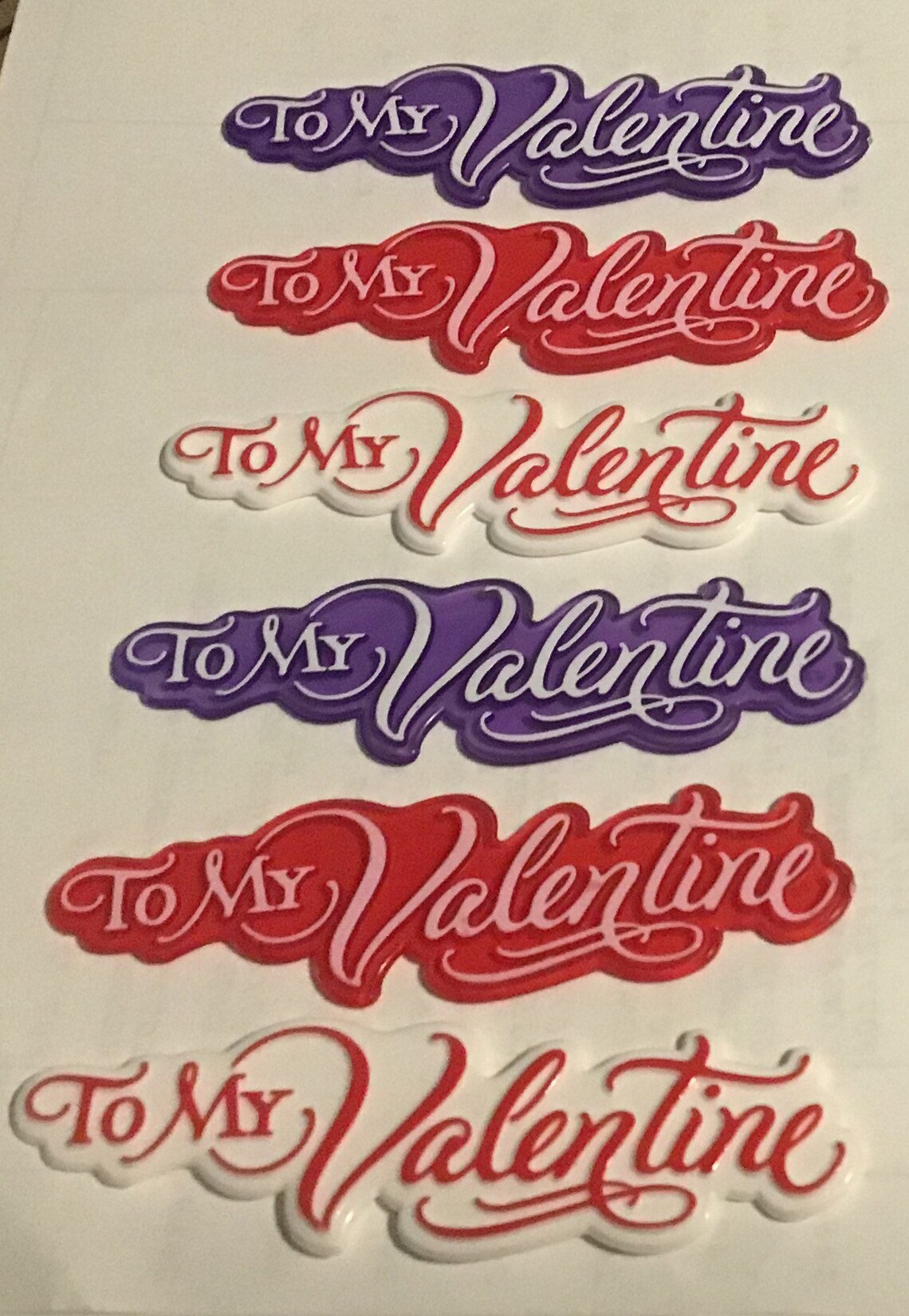 Valentine Scripts 12 / Valentines Day Breads and Muffins / 12 | Etsy