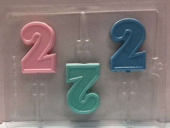 Number 2 Candy Mold / Number 2 Chocolate Sucker Mold / - Etsy
