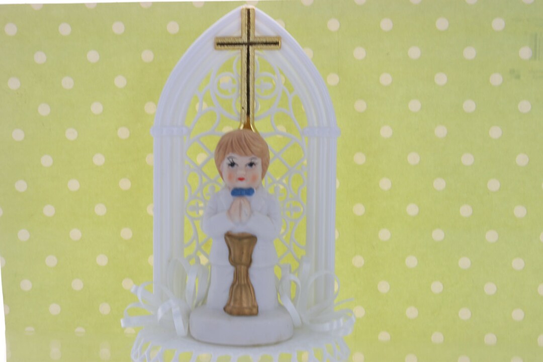 Boy First Communion / Boy Cake Decoration / First Communion Cake Topper ...