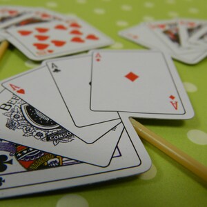 12 Playing Cards Picks, Card Party Decorations, Casino Parties, Casino ...