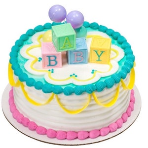 Baby Block Cake Topper / Baby Shower Cake Kit / Baby's First Birthday ...