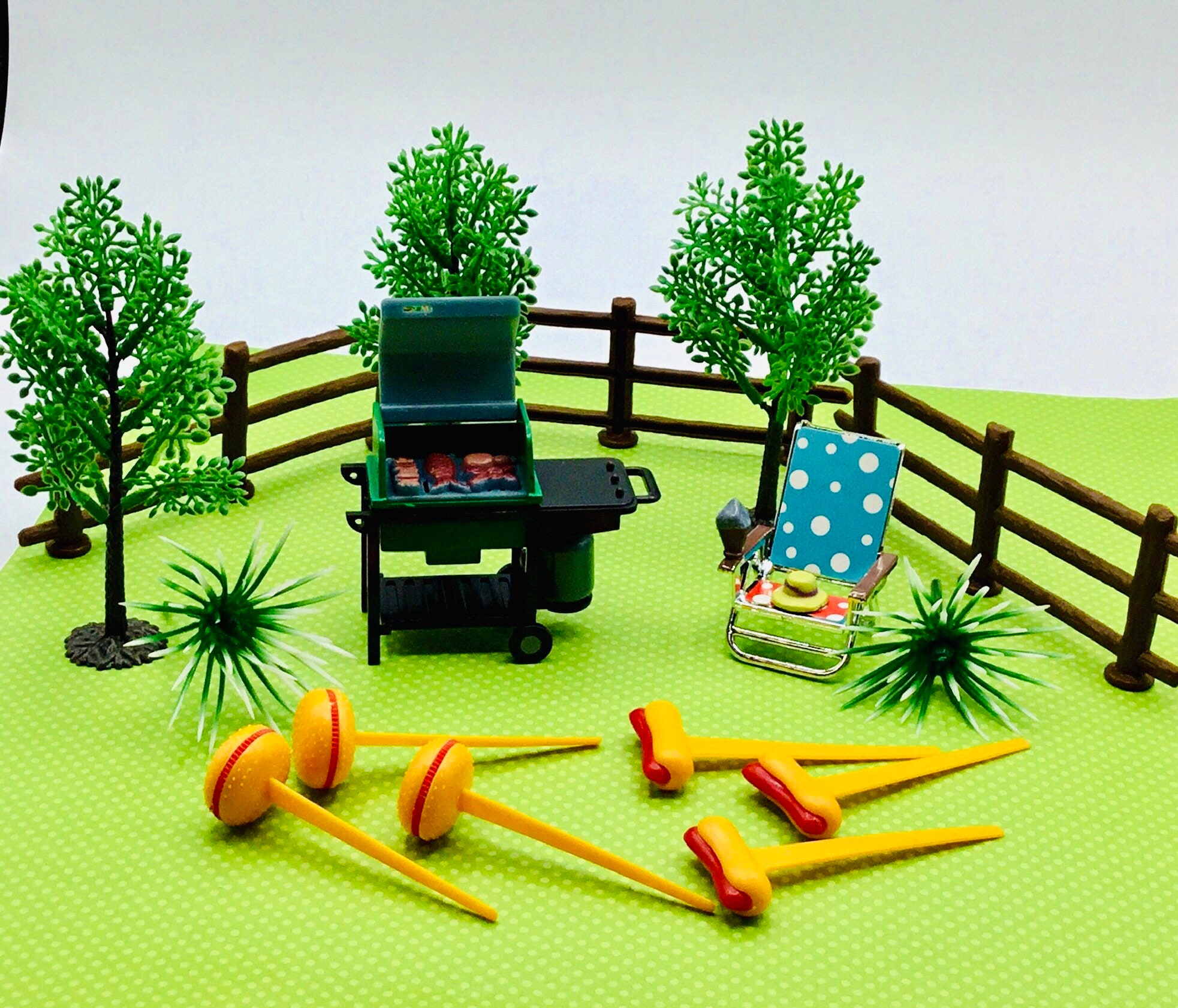 Backyard Cookout Cake Kit / Barbecue Cookout Kit / Summer - Etsy