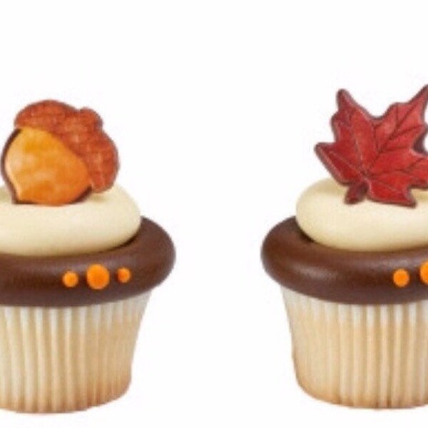 Fall Cupcake Toppers - Etsy