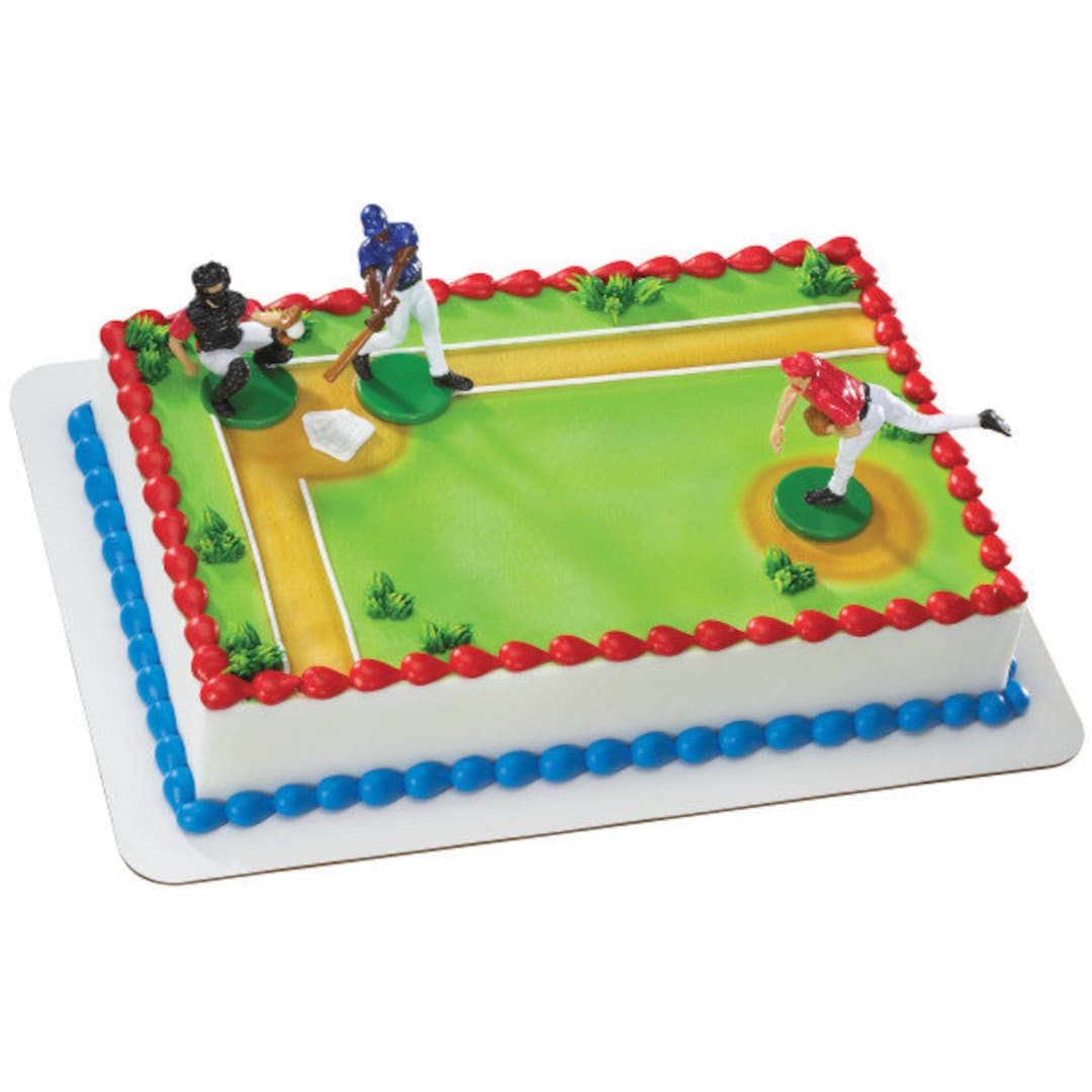Baseball Cake Kit / Batter up Baseball Decoset / Baseball Pitcher ...