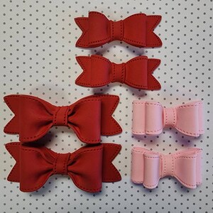 Red Edible Bow / Pink Edible Bow / Large Cake Bow / Red Sugar Paste Bow ...