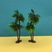 Palm Tree Toppers / Double Palm Trees on Base / Large 4 1/2 - Etsy