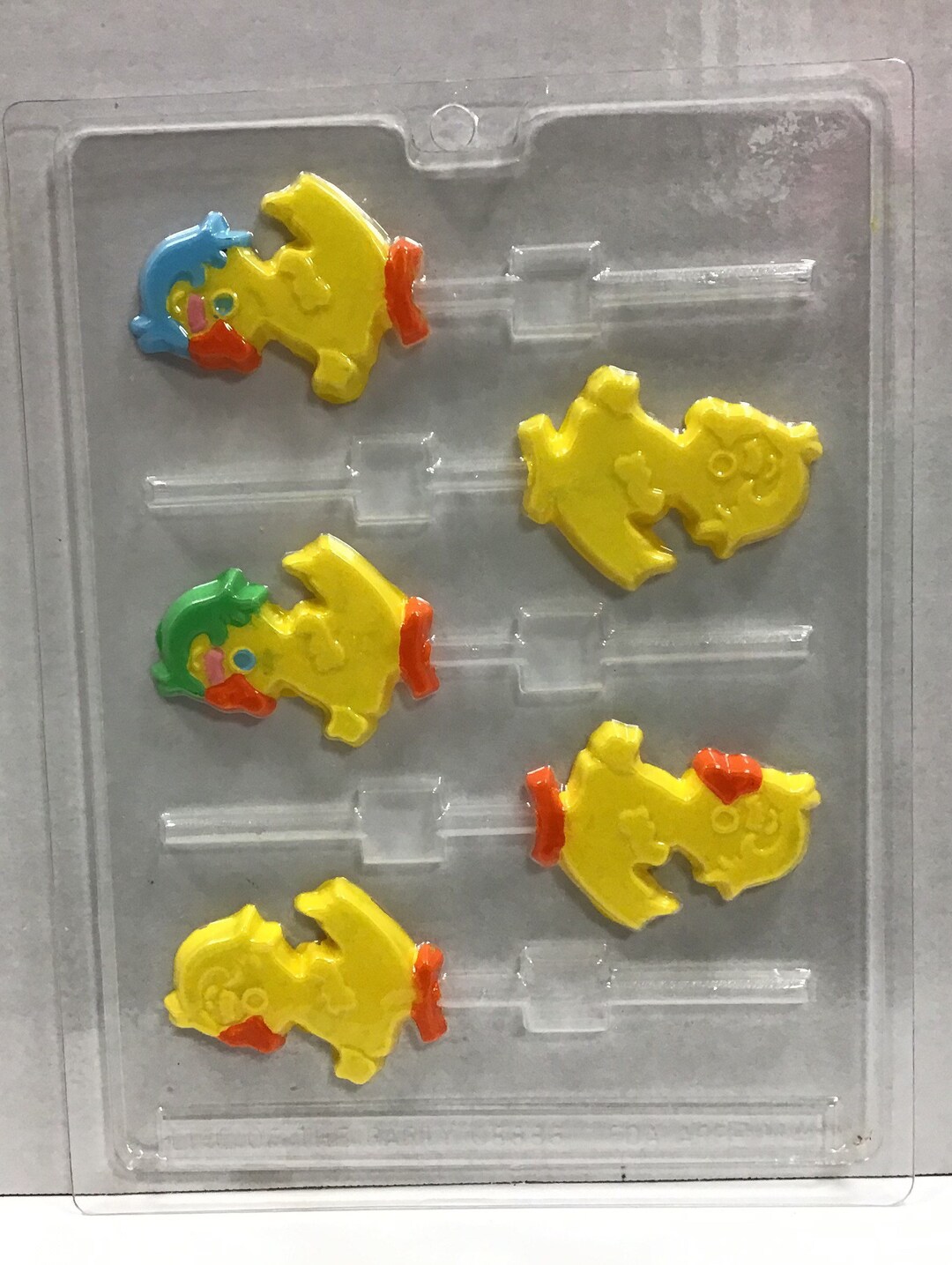 Easter Chick Candy Mold, Chick Sucker, Easter Sucker Mold, Easter Candy ...