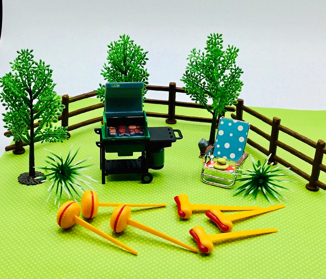 Backyard Cookout Cake Kit / Barbecue Cookout Kit / Summer Grill Cake ...