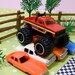 Monster Truck Cake Kit / Big Truck Crushing Cars Birthday / DIY Easy ...
