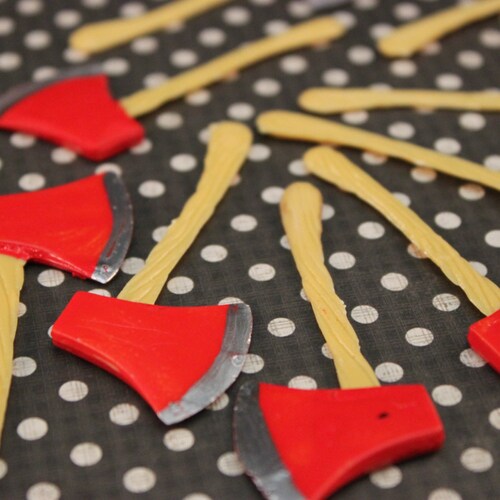 Hatchet Toppers 12 Ax / Axe Cake Picks Woodland Lumberjack - Etsy