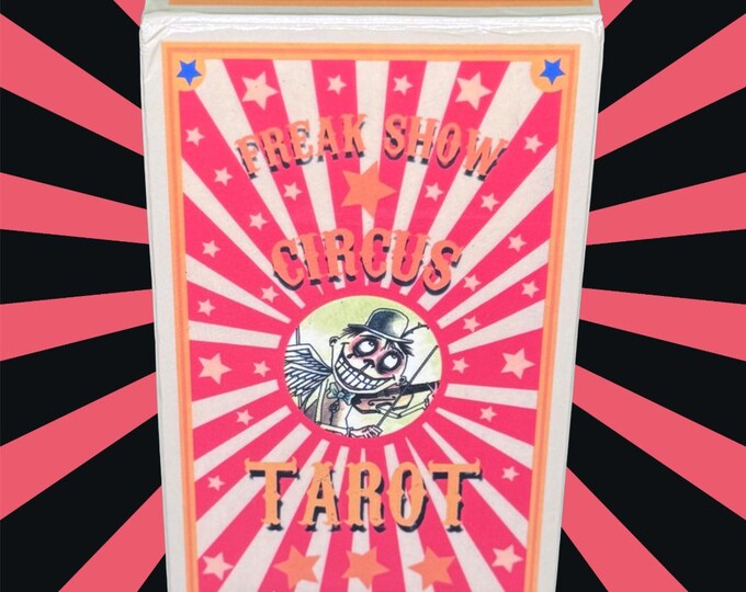 Freak Show Circus Tarot Deck 78-cards | Modern Print Edition | Metta ...