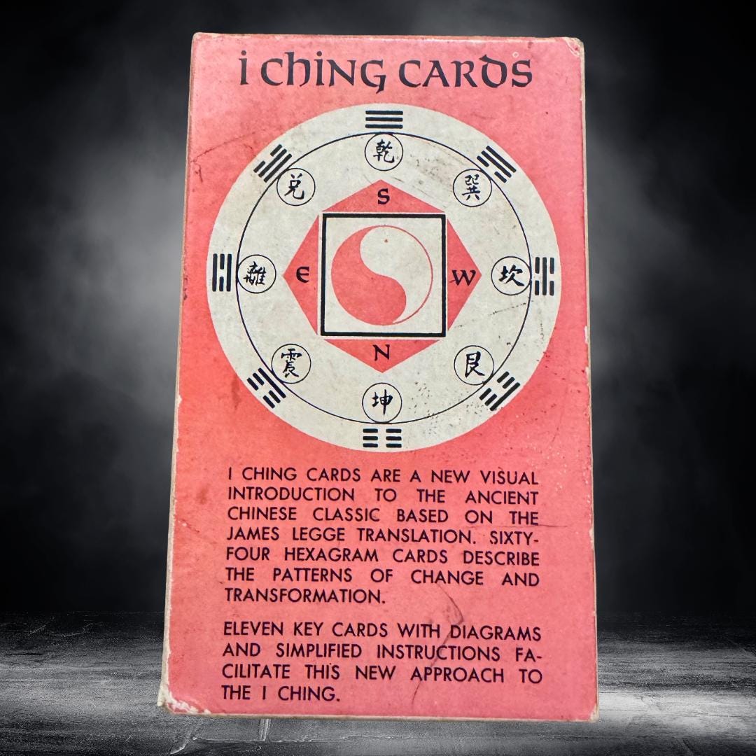I Ching Cards: Agmüller 1970s Divination Set With Coins | Vintage ...
