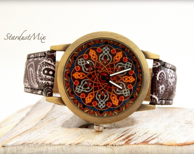 Watch for Women With Mandala Pattern/quirky Boho and Hippie Watch/gift ...