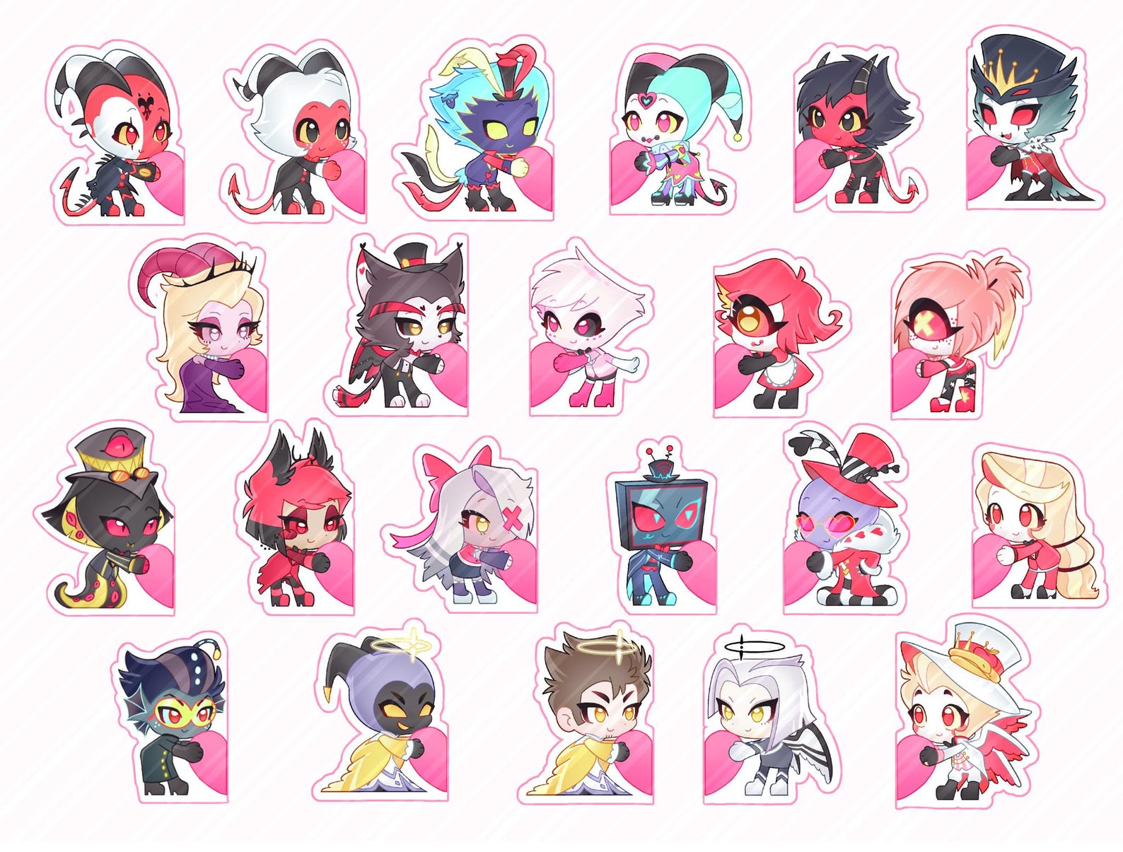 Hazbin Hotel, Helluva Boss Heart Mini Acrylic Stand - Etsy