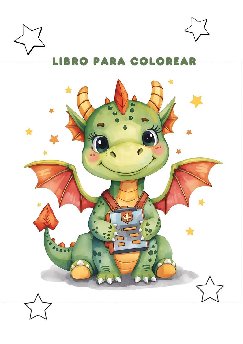 Dragon Coloring Book | 16 Printable Pages | Fun Dragons With ...
